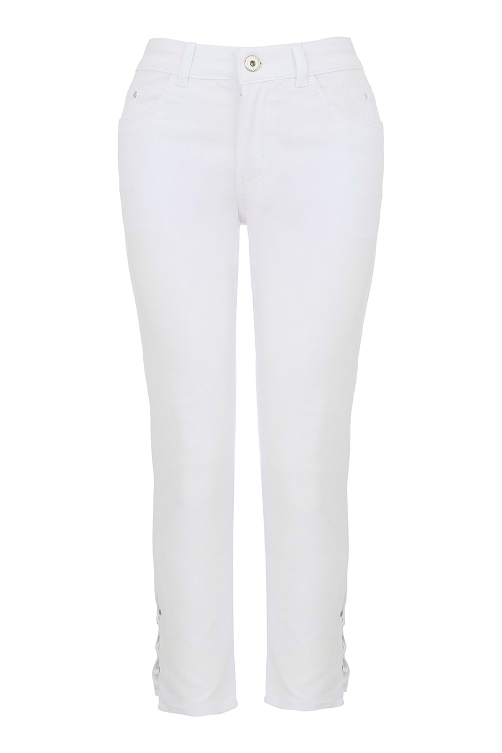 CRISS CROSS HEM CROP PANT – Aldila Boutique